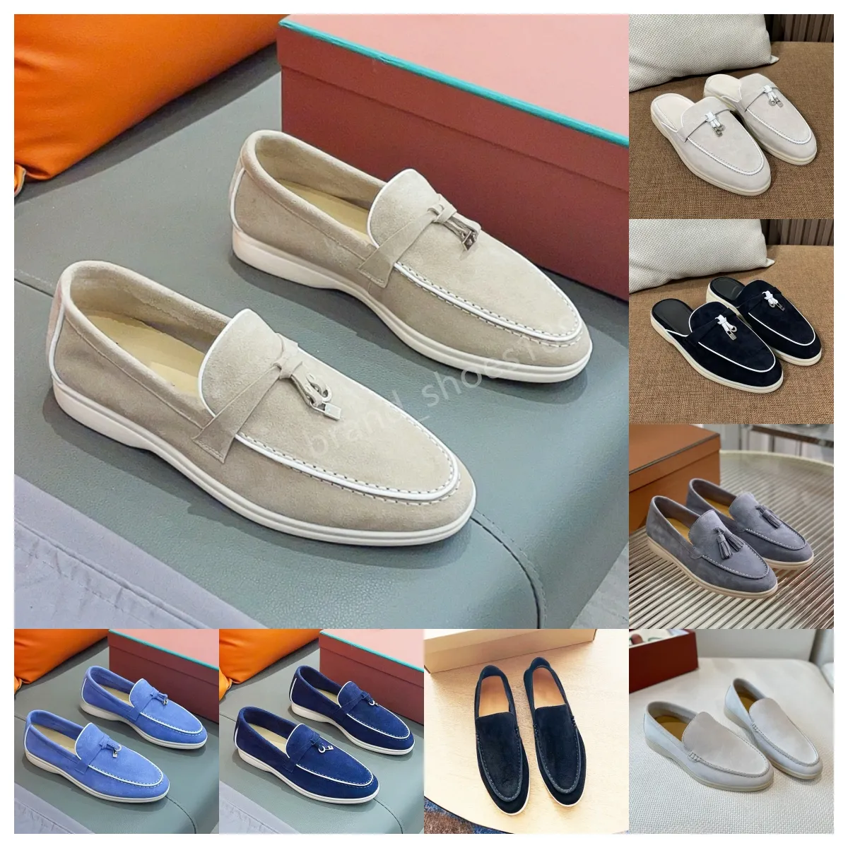 Bulk Vintage Suede Loafers: Designer Casual Penny Loafers Mens For ...