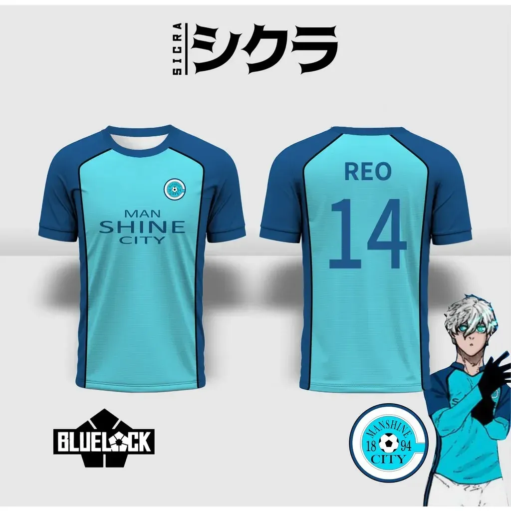 Wholesale Blue Lock Anime T Shirt: Nagi Seishiro Cosplay Tee Harajuku ...