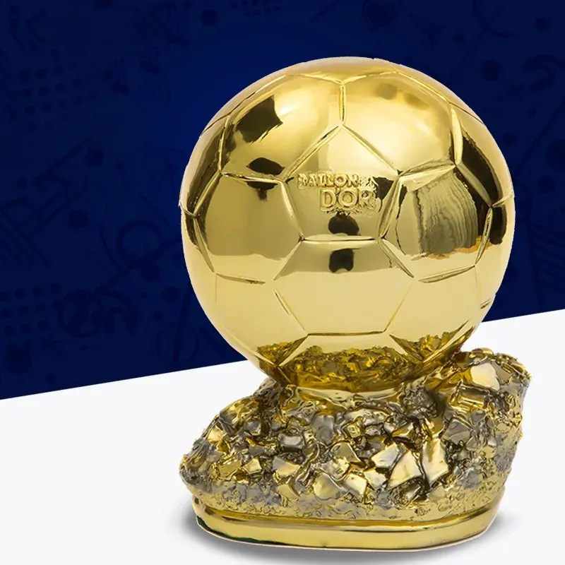Gold Football Player Figurine - Handmade Trophy for Football Fans & Bar ...