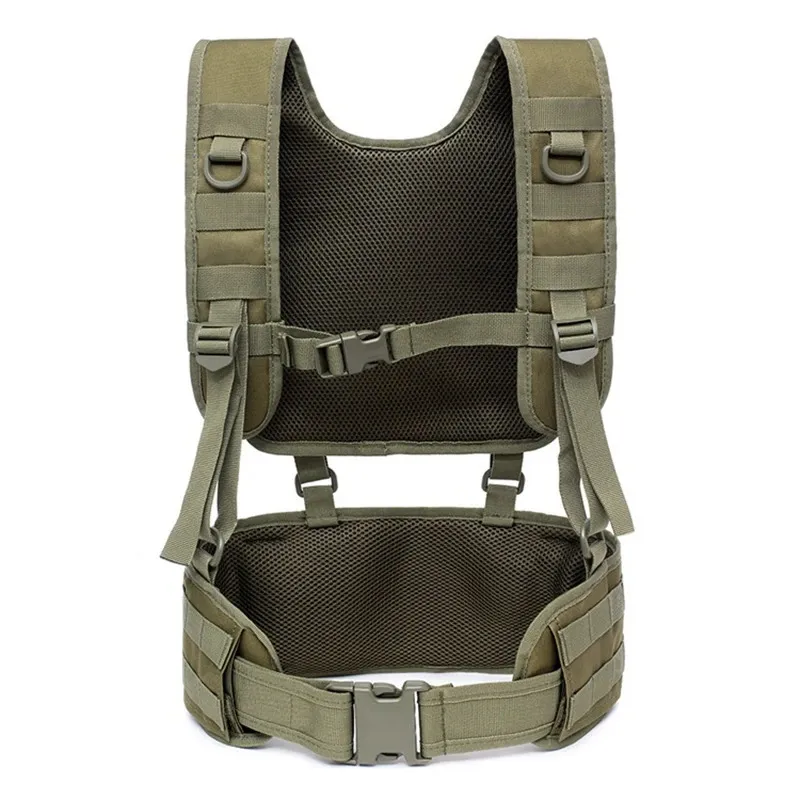 Military Tactical 5.11 vest with Molle Chest Rig and Detachable Waist ...