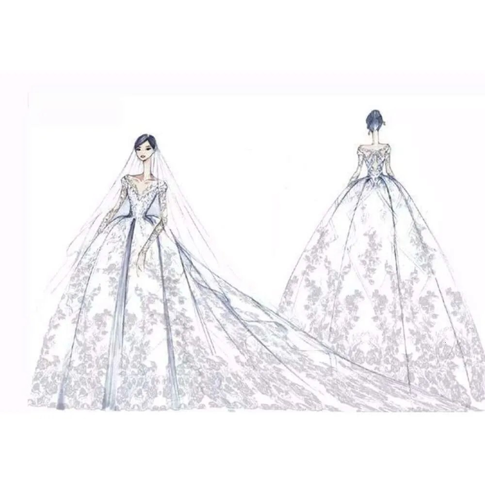 Premium Women's Long Sleeved Dresses: Elegant Tiered Kaftans & Bridal ...