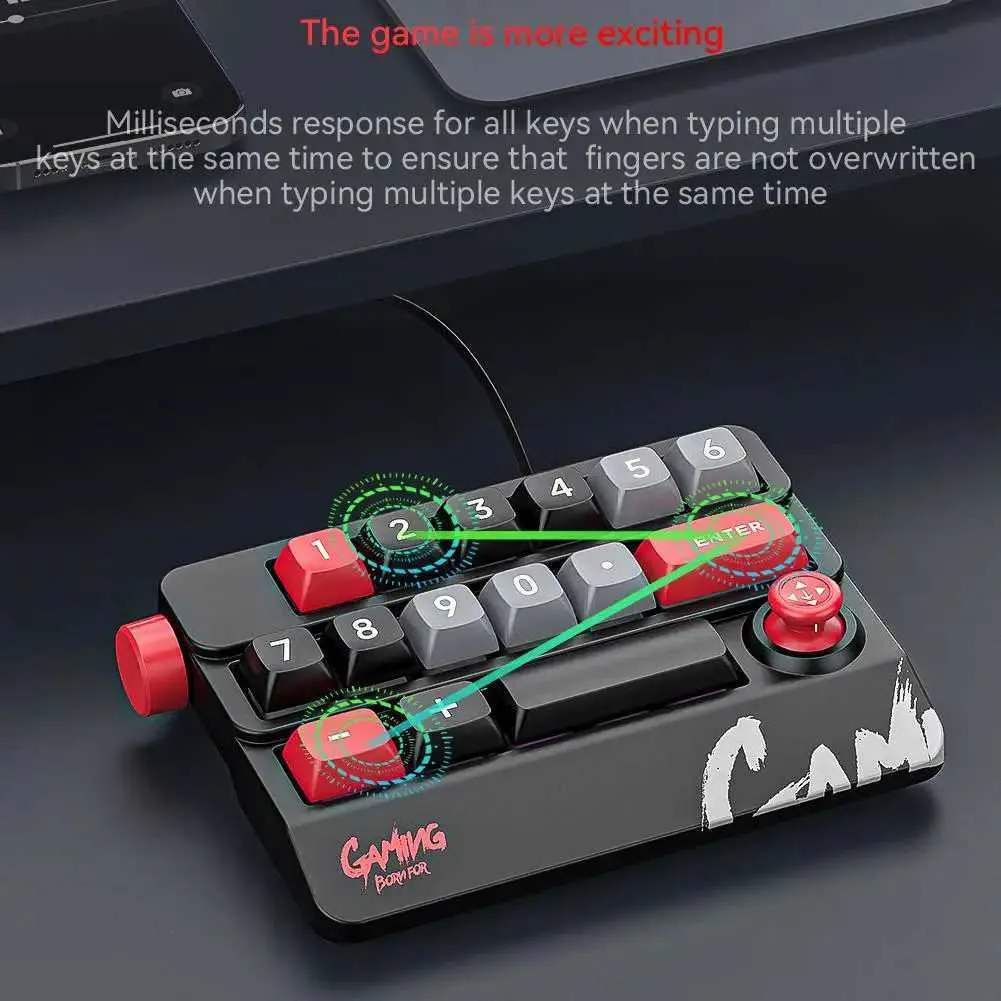 Customizable 19-Key Macro Mini Keypad: Enhance Gaming & Productivity ...