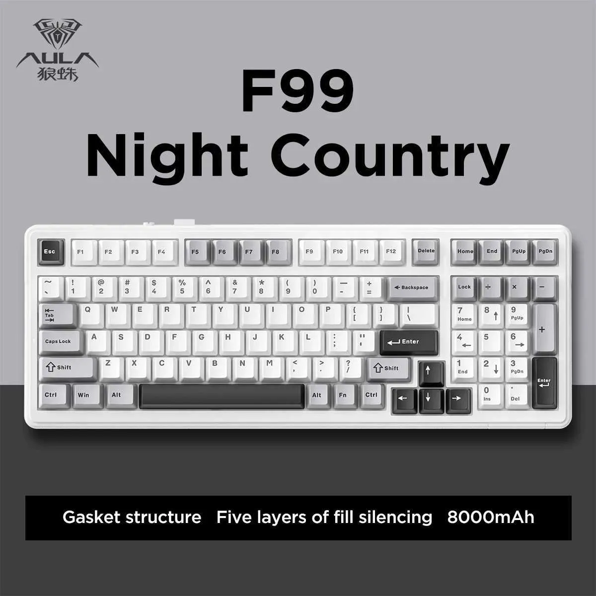 AULA F99 Mechanical Gaming Keyboard 99 Key Hot Swap... From Honey_fruit ...
