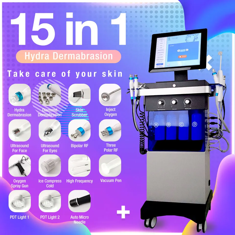 2024 Diamond Peeling Hydra Bk Beauty Brushes Facial Machine With Water ...