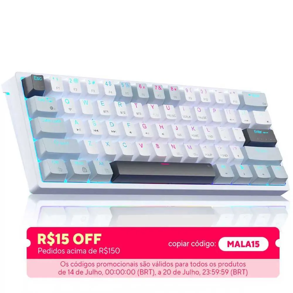 SOLAKAKA SK961 60% Gaming Keyboard Hotswappable... From Honey_fruit ...