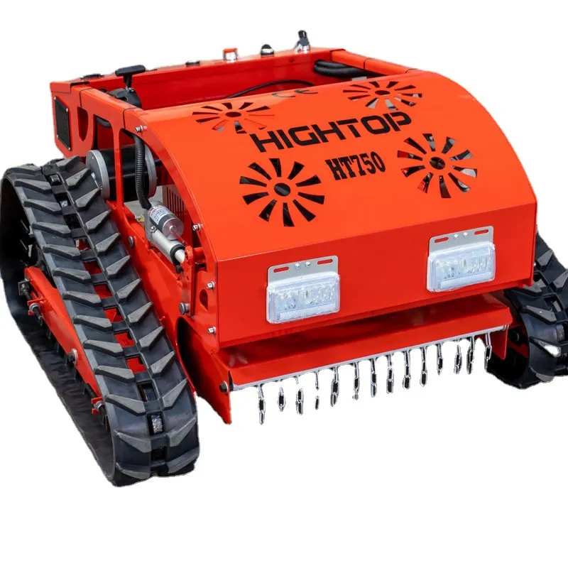 Remote Control Caterpillar Lawn Mower - Gasoline Powered, Intelligent ...