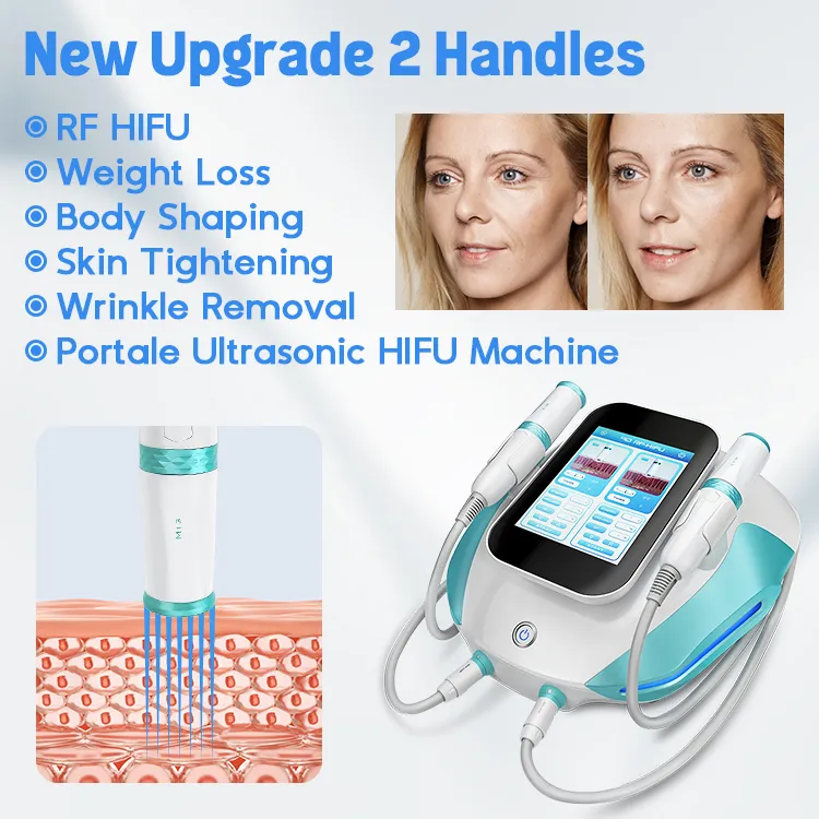 2026 Advanced HIFU+RF Skin Elasticity Restoration Ultrasonic Face and ...