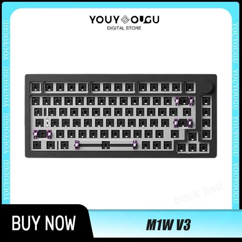 Monsgeek M1W V3 Wired Gaming Keyboard Kit 3 Mode Mechanical Keyboard ...
