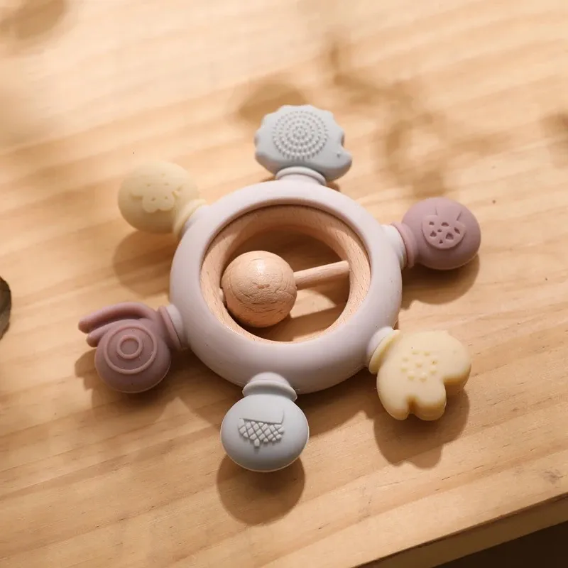 food-grade silicone tooth sticks with cartoon animal designs for baby ...