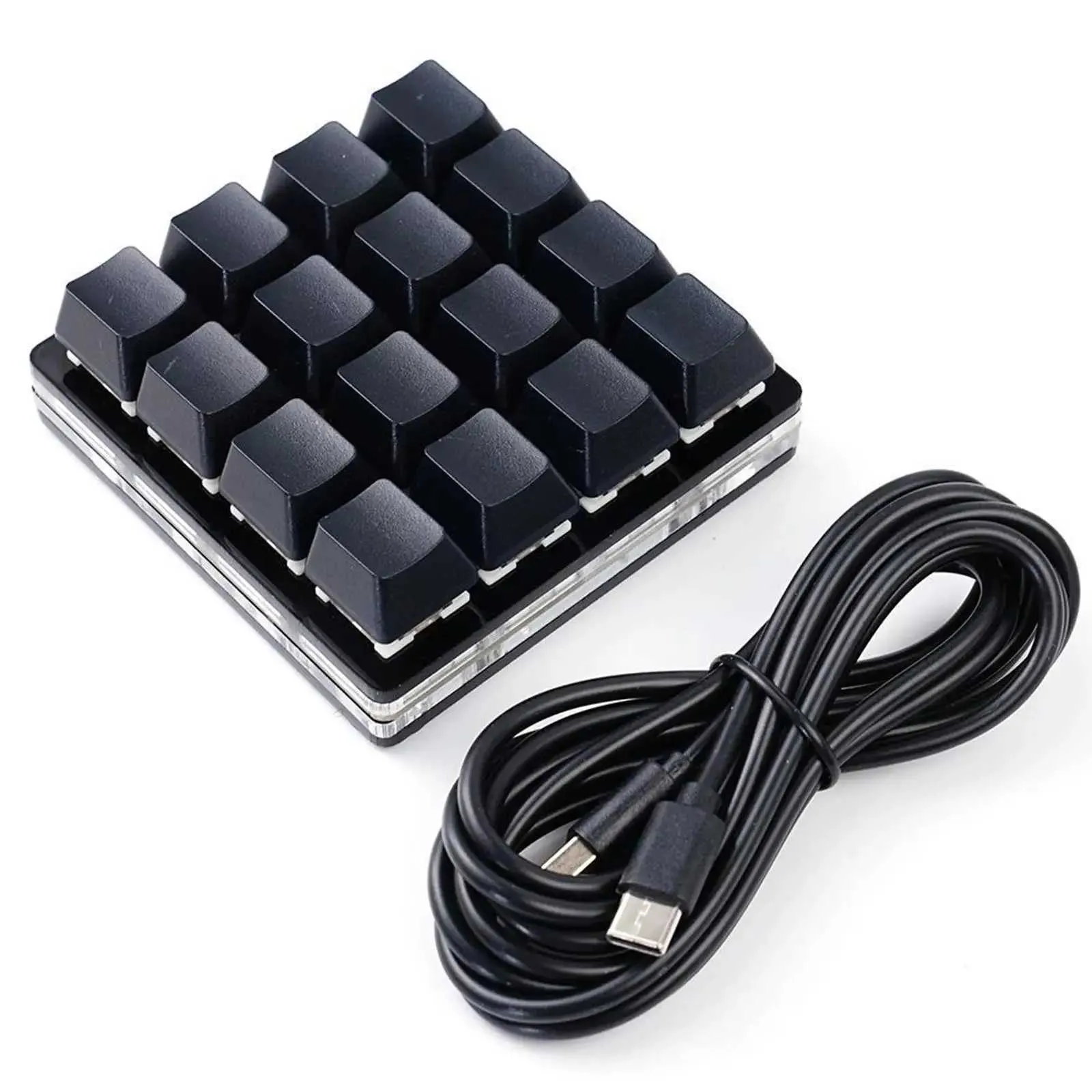 Custom Keycaps, Keyboard Mini Gaming: Compact 16 Key Programmable ...