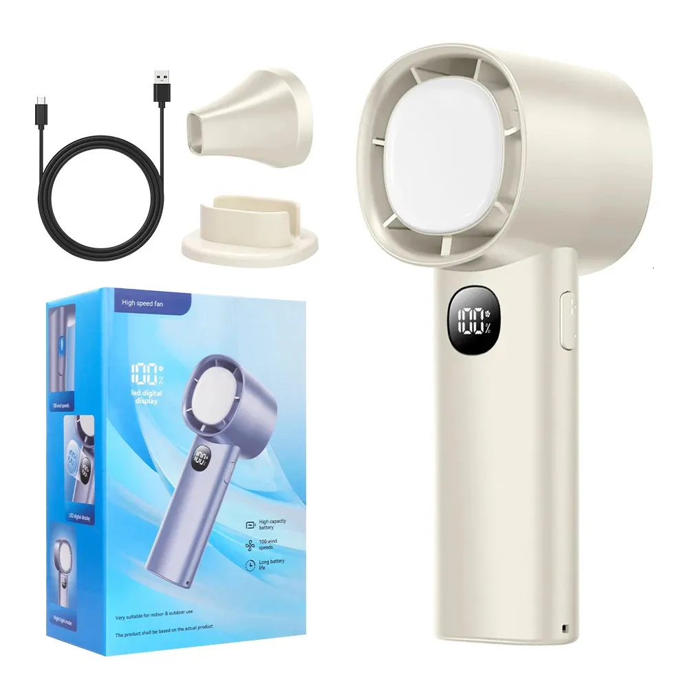 DHgate.com:5000mAh Rechargeable Handheld Fan with Night Light, 100 ...