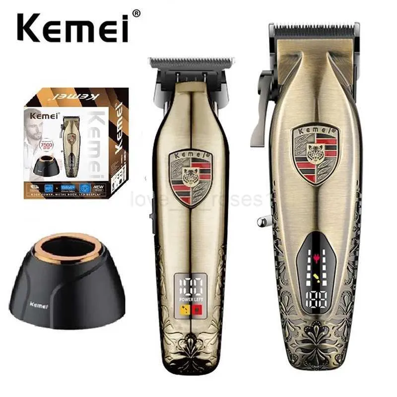 Professional Cordless Hair Clipper Set - Rechargeable Electric Hair ...