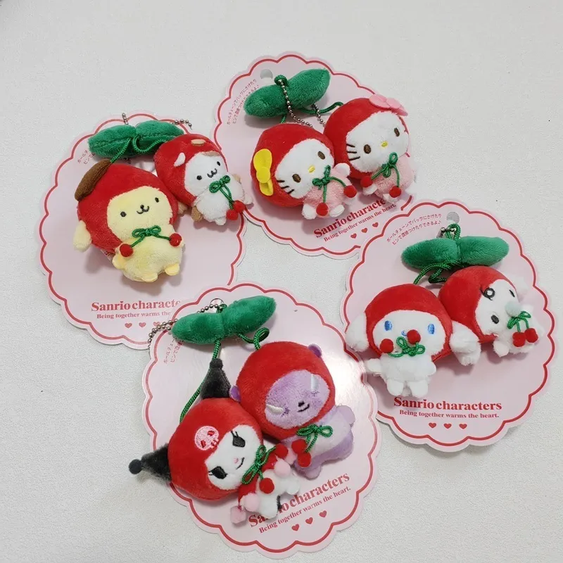 Plush Keychains My Sweet Piano Cherry Plush Keychain Brooch Pochacco ...