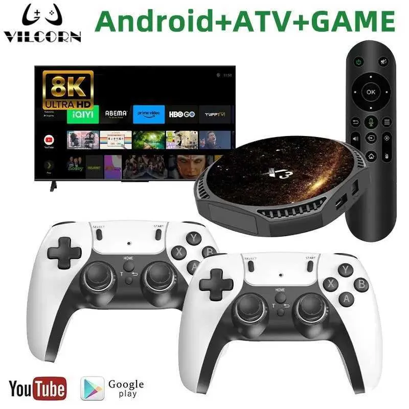 DHgate.com:4K Retro Gaming Box: VILCORN S905 X3 Android TV Console with ...