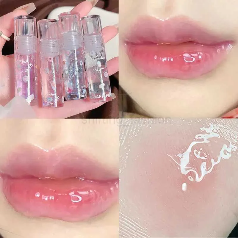 Clear Lip Gloss In A Tube, Moisturizing Lip Oil With Clear Glitter ...