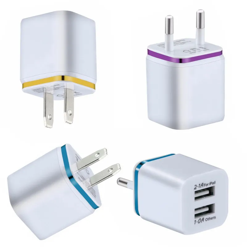 Fast Adaptive Wall Charger 5V 2.1A USB Power Adapter Cell Phone ...
