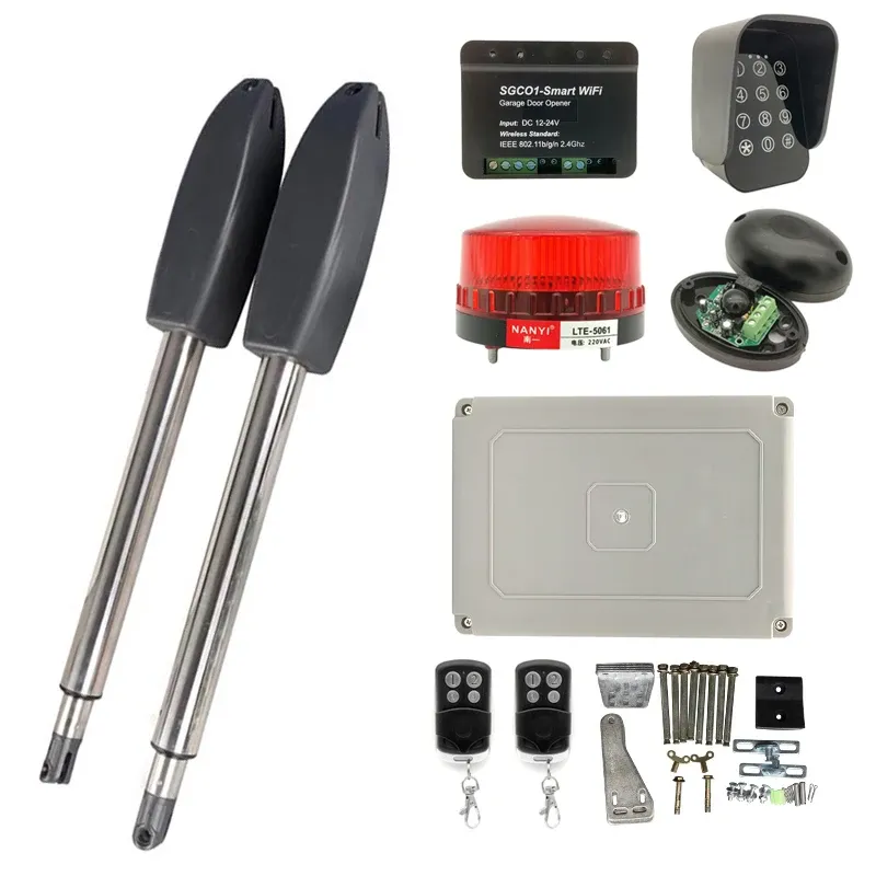 Electric Swing Gate Opener Kit 400KG Drive Motor with Remote Control ...