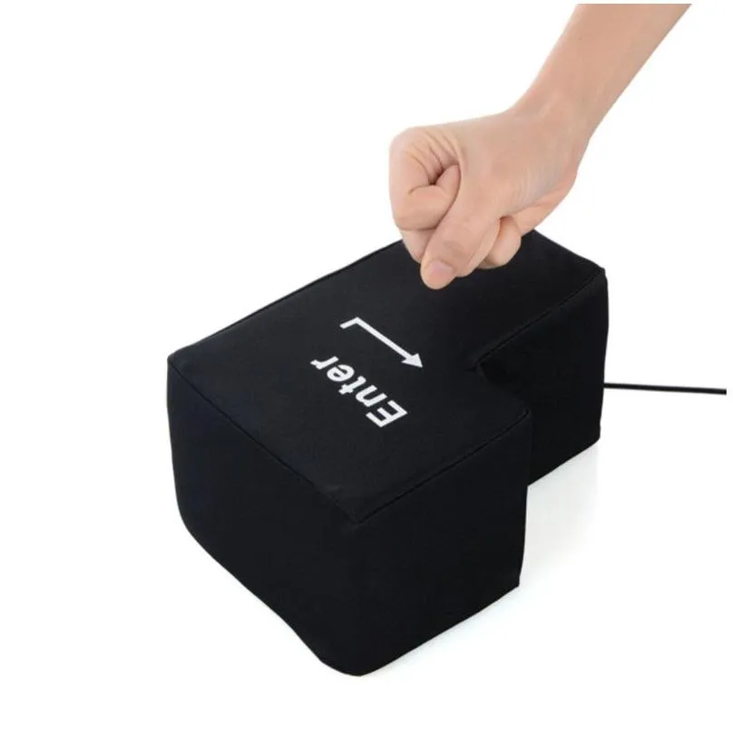 Giant USB Enter Key - Big Anti-Stress Button, Hand Pillow, Unbreakable ...