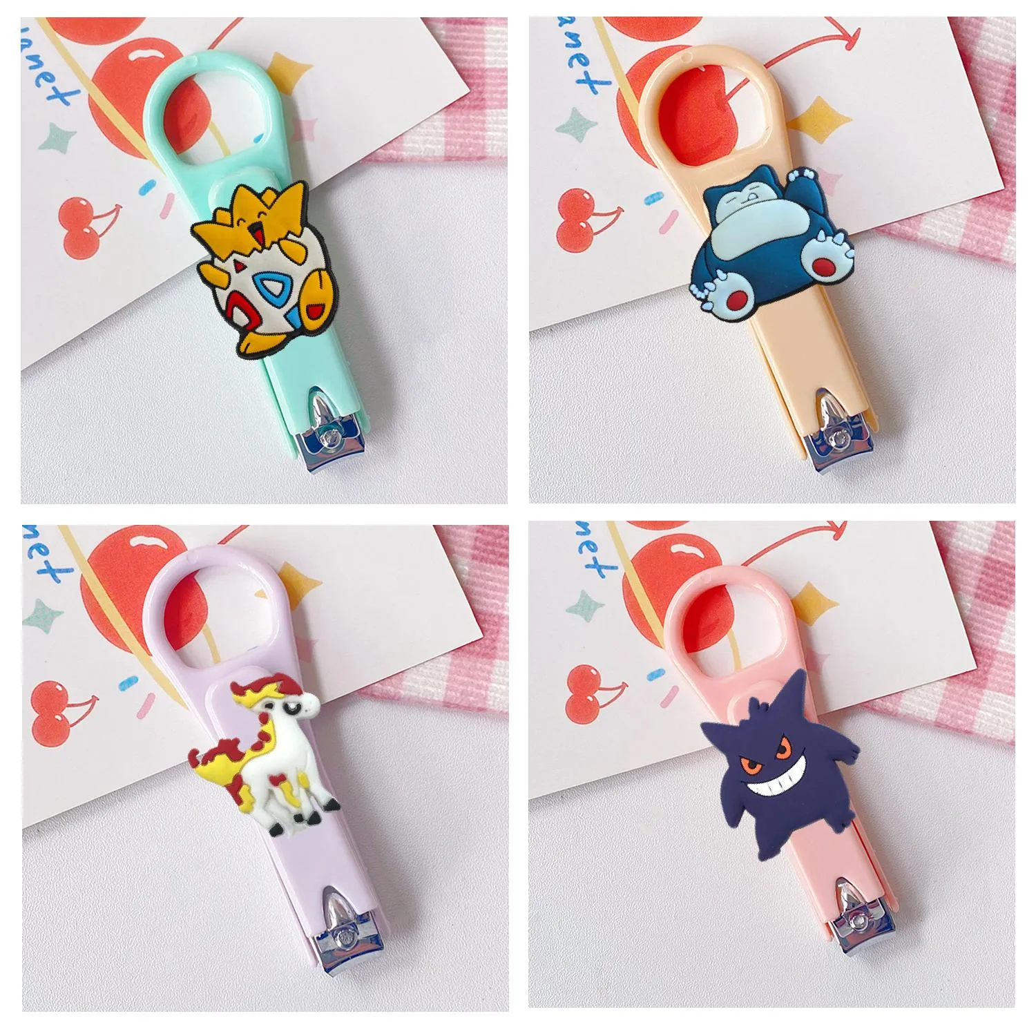DHgate.com:Colorful Pokémon Nail Clippers Set: Portable Stainless Steel ...
