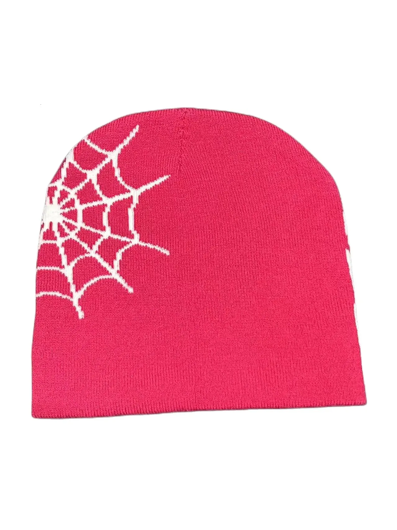 Unisex Knitted Confetti Beanie With Spider Web Pattern Warm Autumn ...