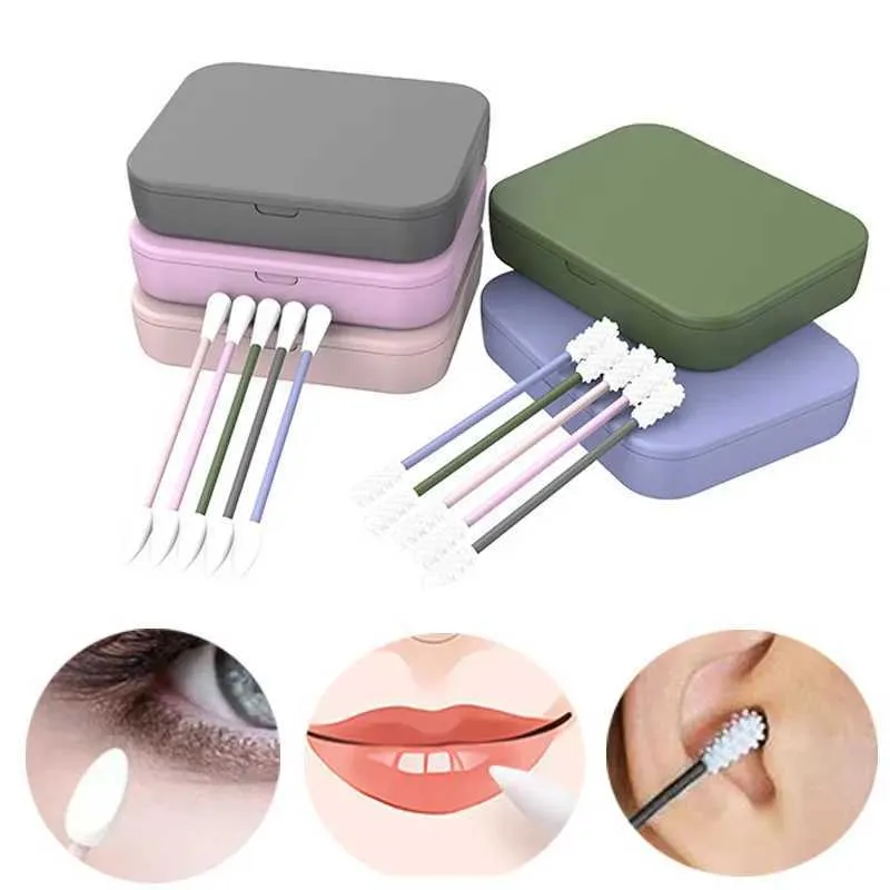 DHgate.com:4-in-1 Reusable Silicone Swabs with Mirror: Eco-Friendly ...