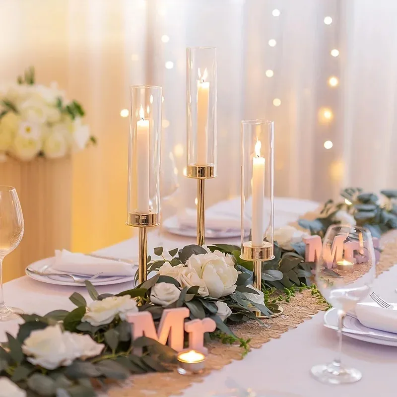 Glass Hurricane Candle Holders Taper Candle... From Zhao10, $29.46 ...