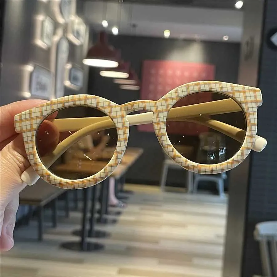 Stylish Checkerboard Children's Sunglasses - Premium Quality, UV ...
