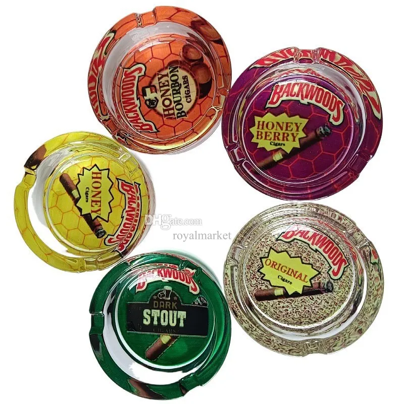 Backwoods Runtz Glass Ashtray Smoking Accessories Clear Colorful ...