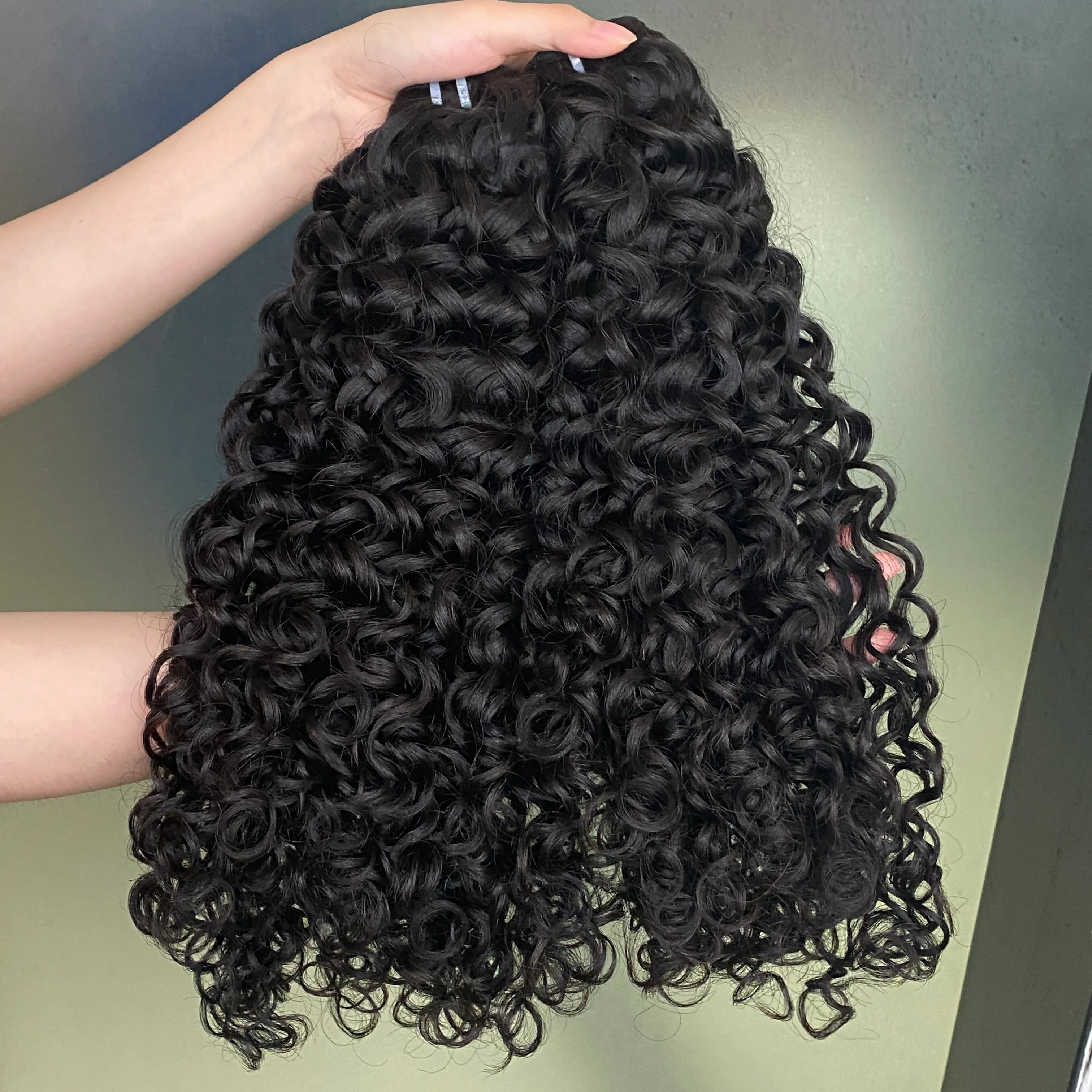 100% Original Virgin Human Hair Water Wave Extensions Grade 12A ...