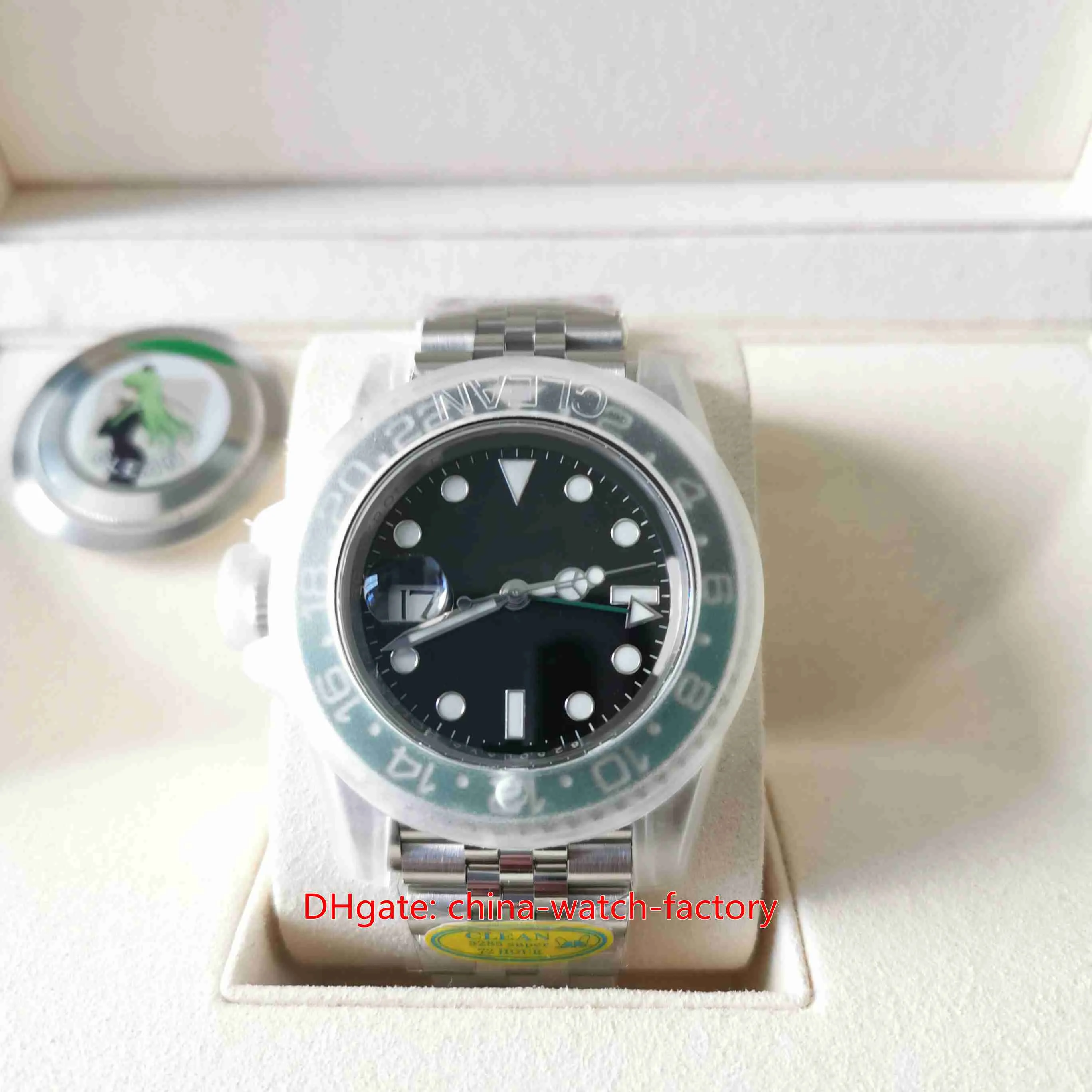 Clean Factory Men's Left-Handed Sprite 126720 40mm Watch with Ceramic ...