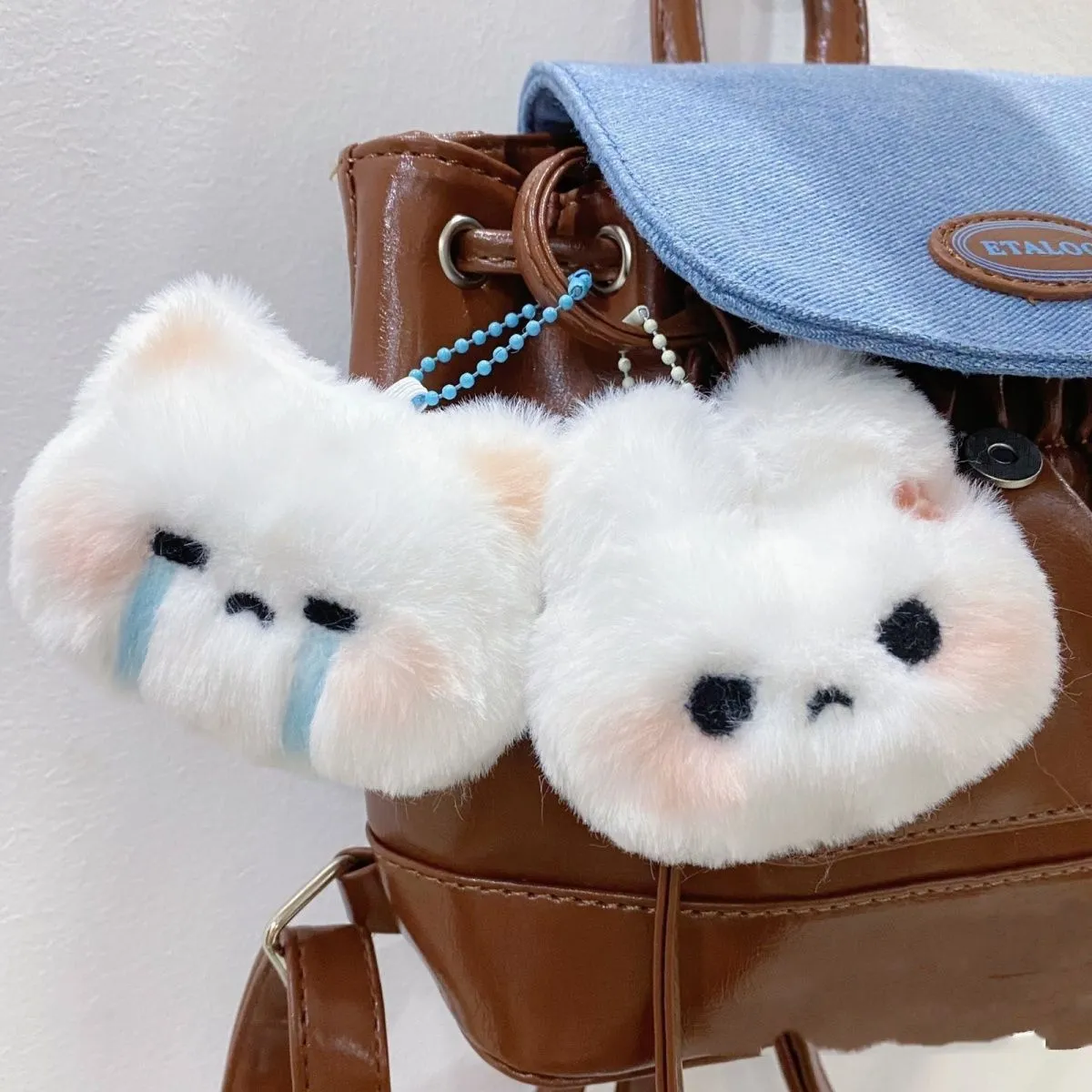 Cute Angry Bunny Plush Keychain Wholesale - Kawaii Jewelry Bag Charm ...