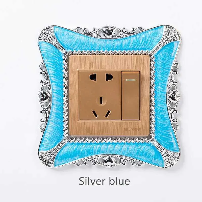 DHgate.com:Colorful Switch Stickers Decorative Dust-Proof Wall Switch ...