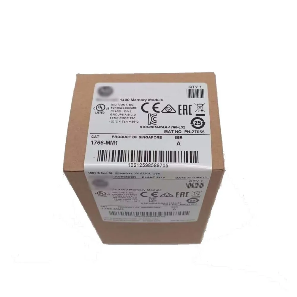 New Factory Sealed PLC Memory Module - AB 1766-MM1 SER A MicroLogix ...