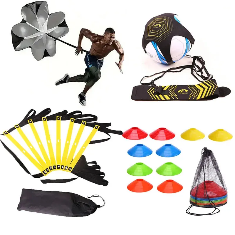 Football Training Set With Agility Ladder, Cones, Juggling Ball Bag ...