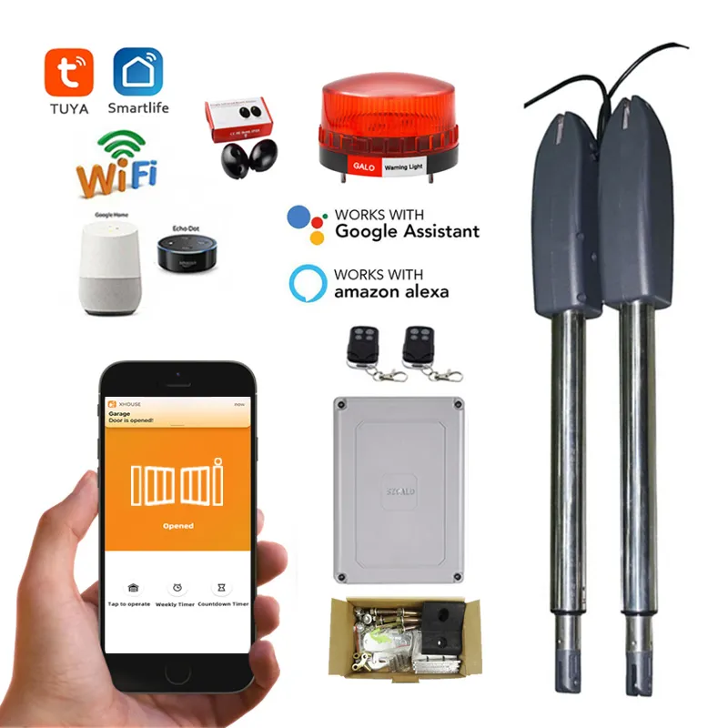 DHgate.com:Heavy-Duty Dual Automatic Gate Opener Kit - Solar Powered ...