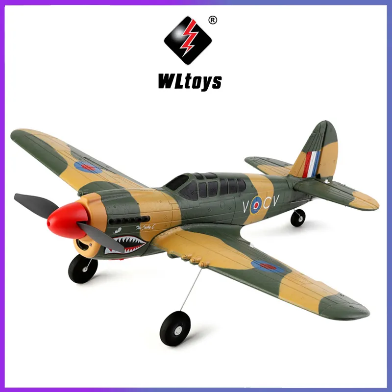 Stunt Plane: 4Ch 6-Axis Stability Electric RC Aircraft. Battery Powered ...