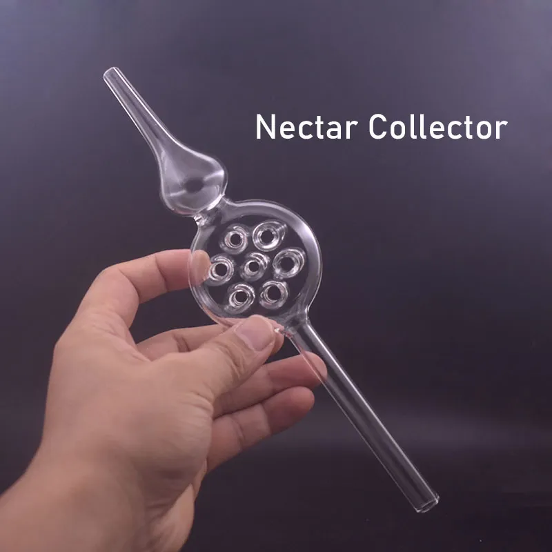 25cm Lenght Glass Dab Straw Oil Rig Ideal For Concentrate Smokings And ...