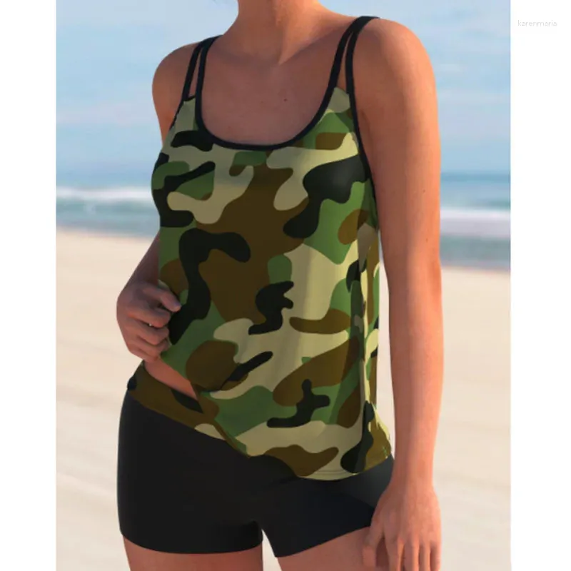 Summer 2024 Womens Plus Size Tankini Womens Tankini Swimsuits Set Large ...