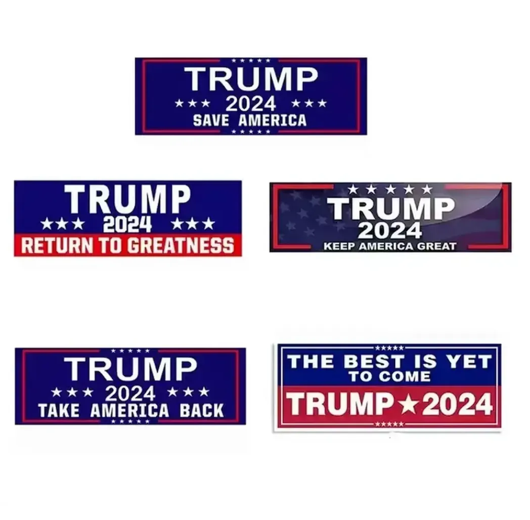 2024 U.S. General Election Car Bumper Flags Stickers 3x9 Inch House ...