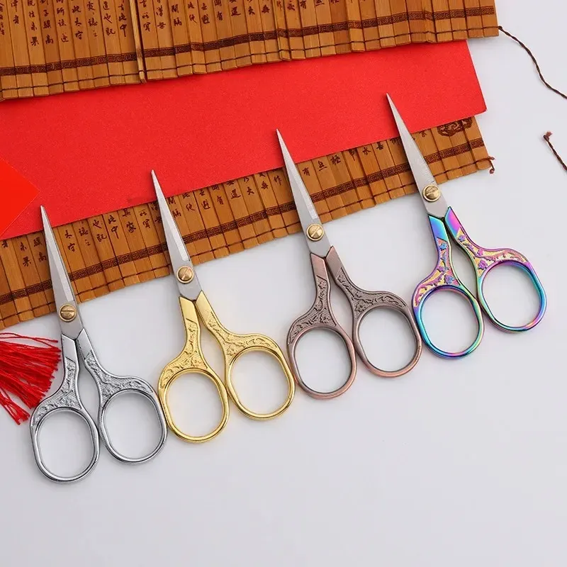 Vintage Stainless Steel fabric and scissors for Fabric, Embroidery ...