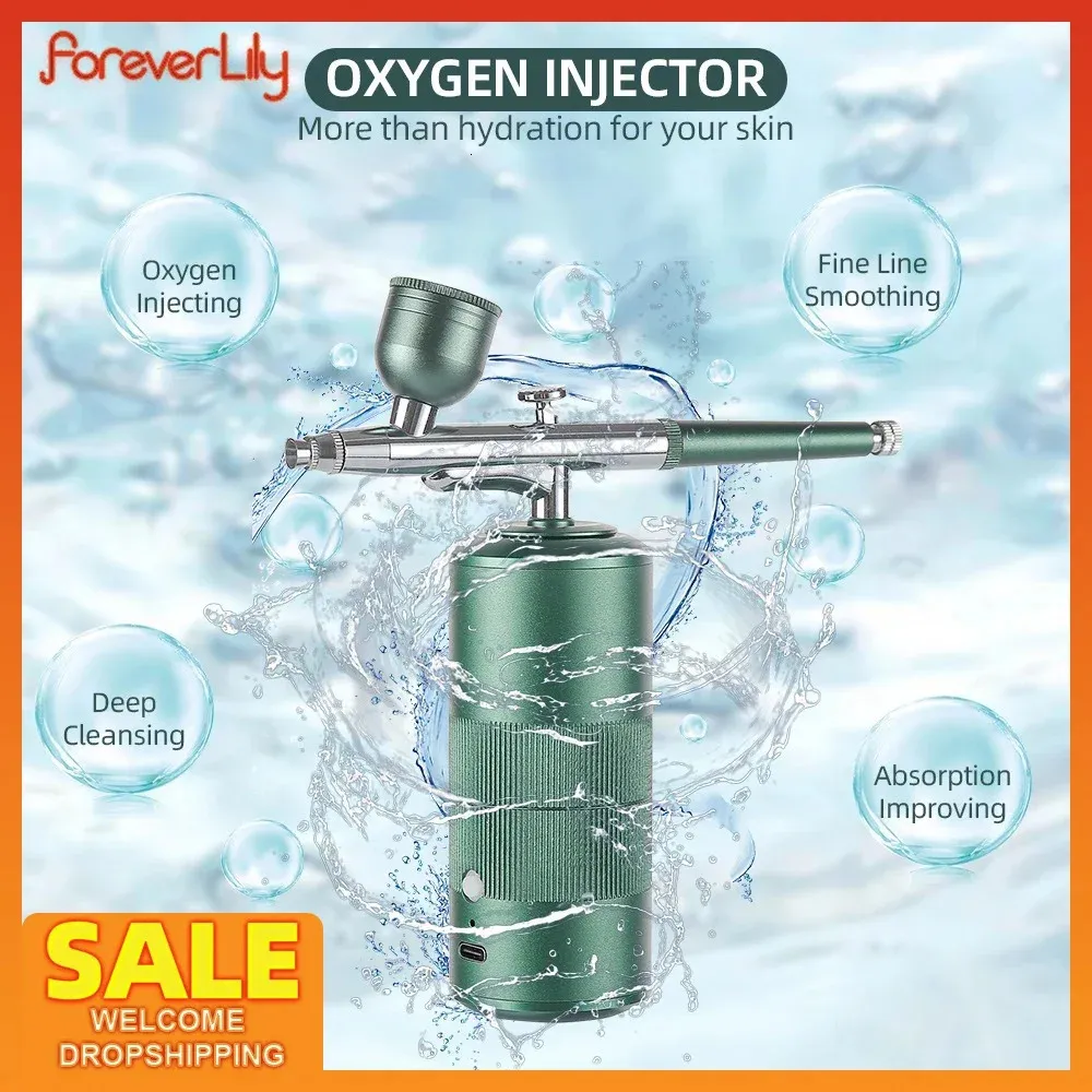 Hydrating Airbrush Sprayer Kit With Oxygen Injector For Facial, Acrylic ...