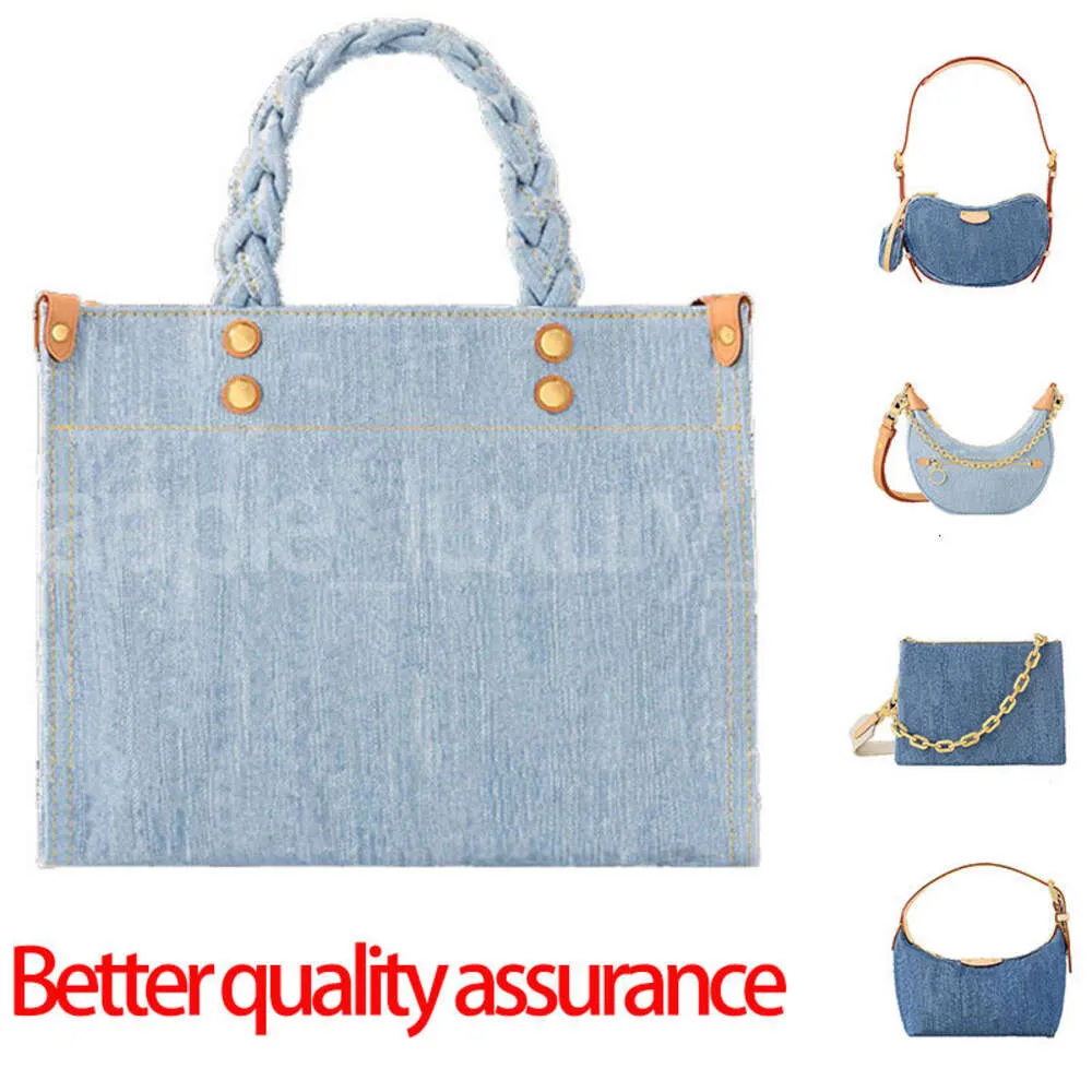 Luxury Designer Denim tote for Women - High Quality Hobo Shoulder Bag ...