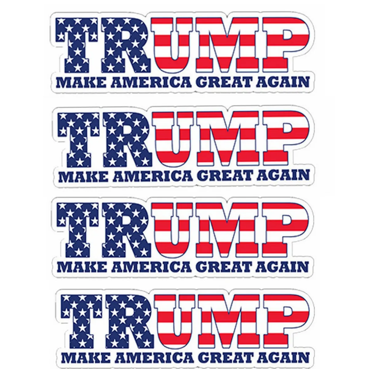 Trump 2024 Car Stickers 5*3 Inch Bumper Sticker Decal For Windows House ...