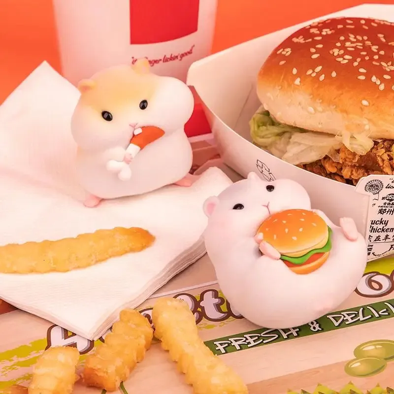 Cute Hamsters Foodie Series Blind Box Handmade Hamster Stuffed Animals ...