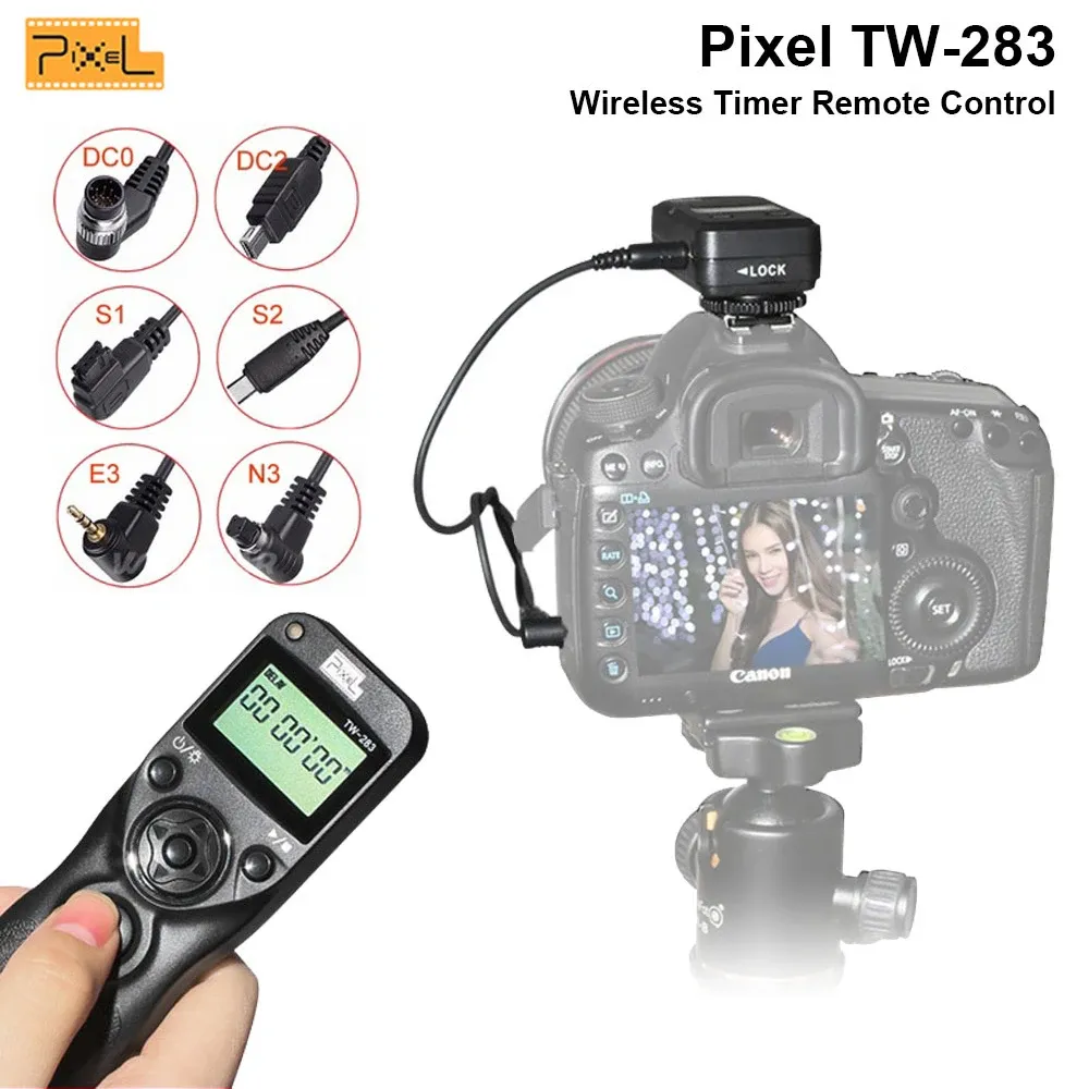 DHgate.com:Pixel TW-283 Wireless Timer Remote Control Shutter Release (DC0 DC2 N3 E3 S1 S2 ...