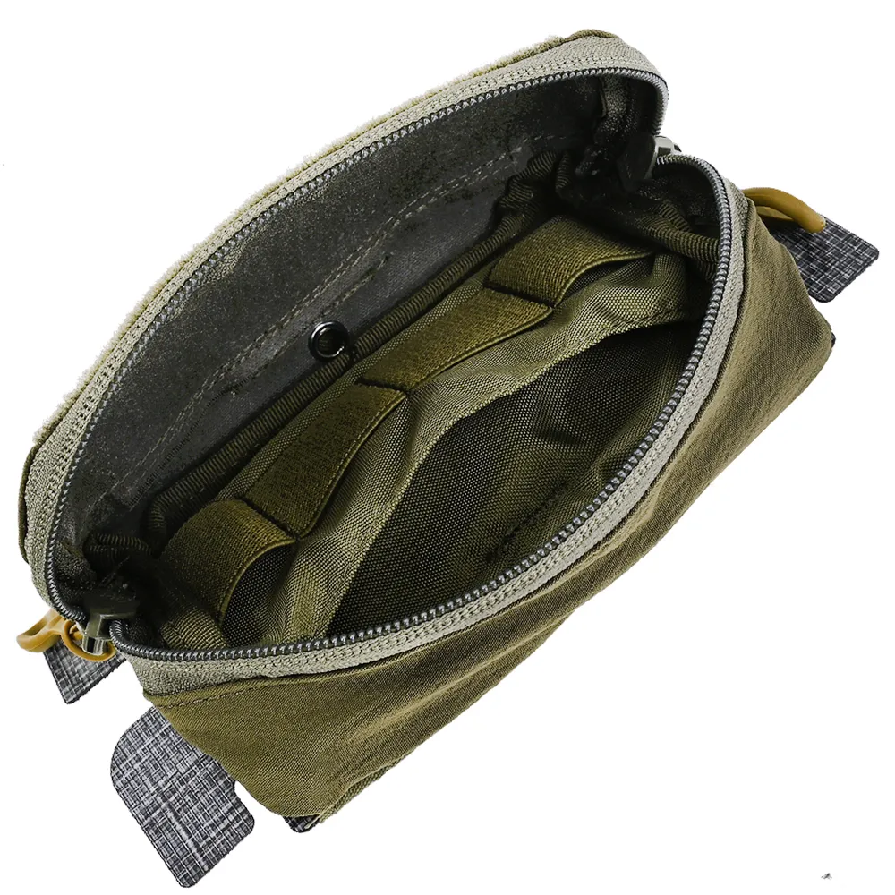 Tactical MOLLE Admin posing pouch Panel with Ridged Tuck Tabs for FCPC ...