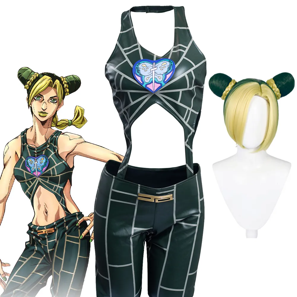 Jolyne Cujoh Cosplay Costume Anime JoJo Bizarre Adventure Outfit With ...