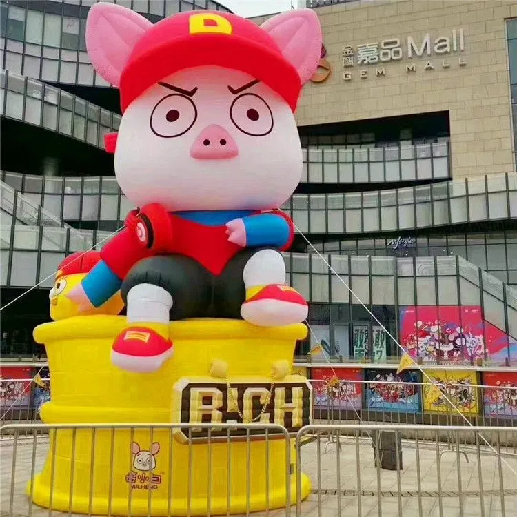 Inflatables Mascot With Blower For Exhibition Or Advetisement ...
