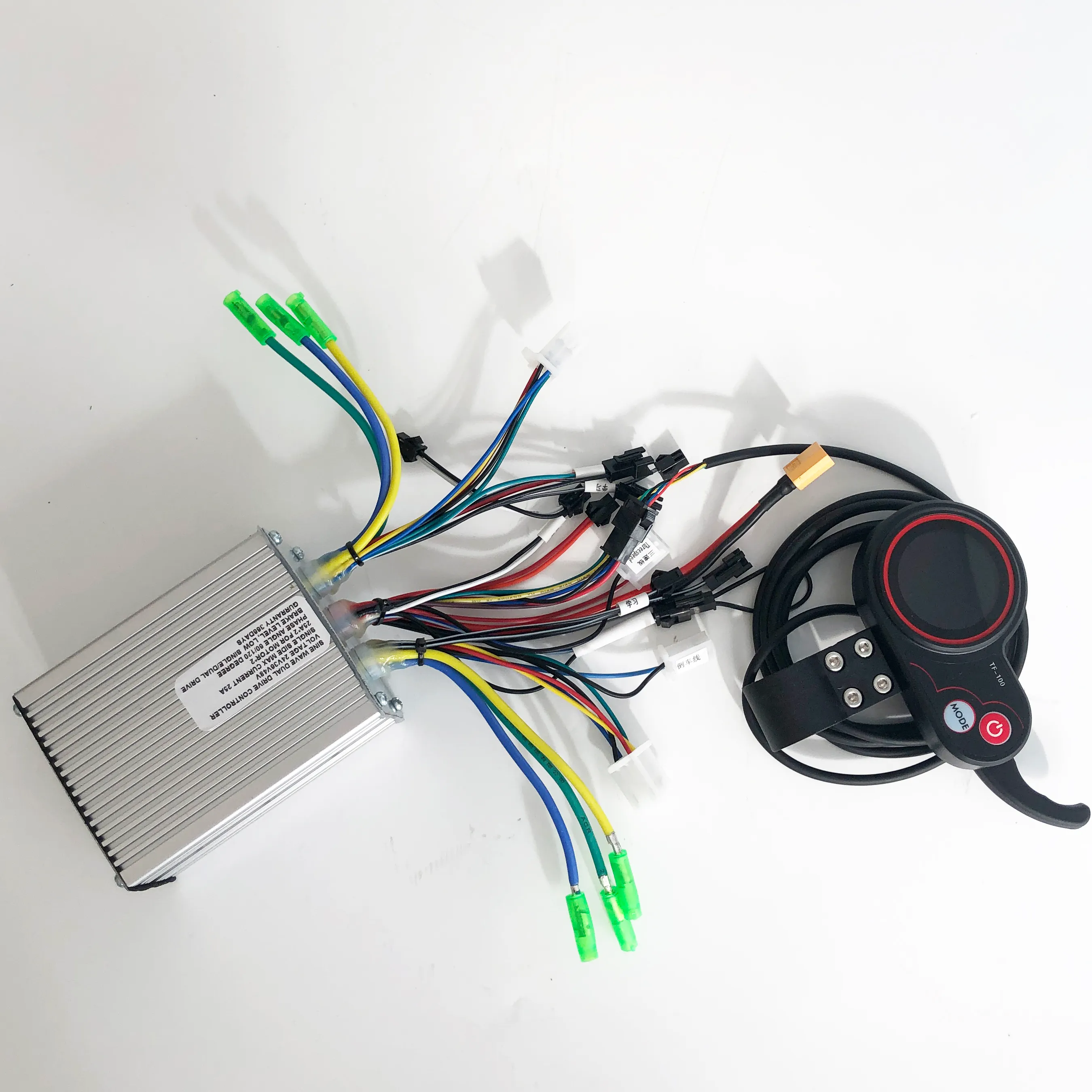 Dual Drive E-Bike Controller with LCD Display, 36-60V 800-1200W, 25A ...