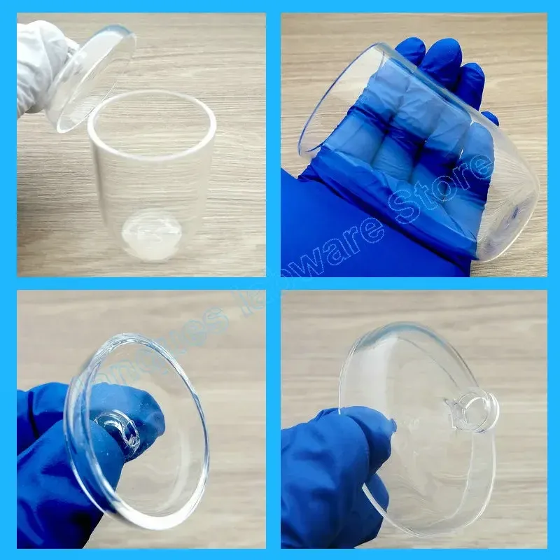 High Purity Quartz Crucible with Lid - Lab Grade, Multiple Sizes ...